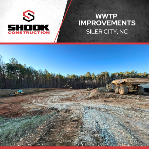 WWTP Improvements Siler City, NC | Shook Construction